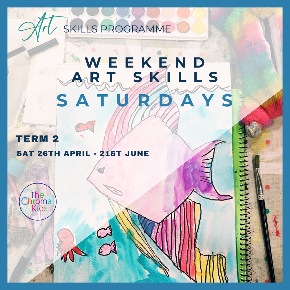 Weekend Junior Art Skills (SATURDAYS) - Term 2 - The Chroma Club